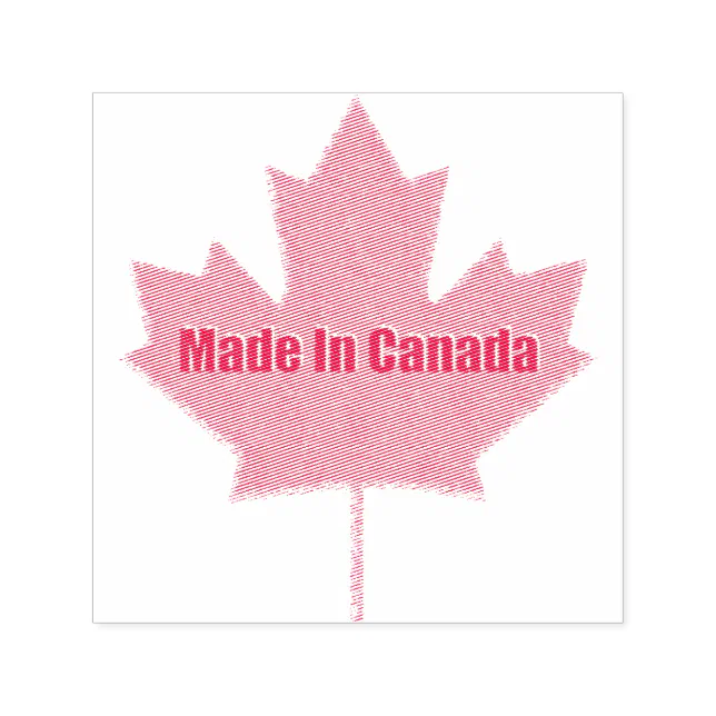 Made in Canada Custom Stamp | Zazzle