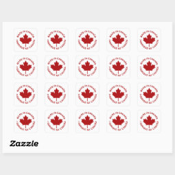 Made In Canada Sticker | Zazzle