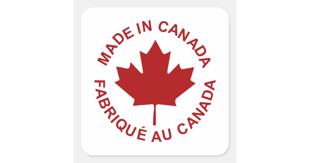 Made In Canada Sticker | Zazzle