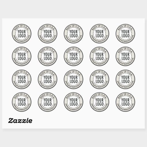 Made In Country of Origin Stickers Product Labels | Zazzle