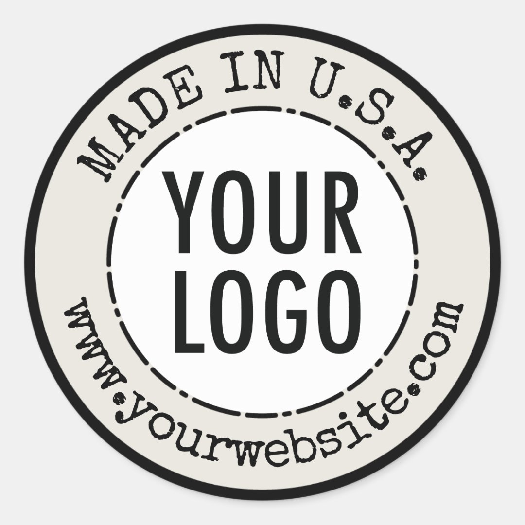 Made In Country of Origin Stickers Product Labels | Zazzle