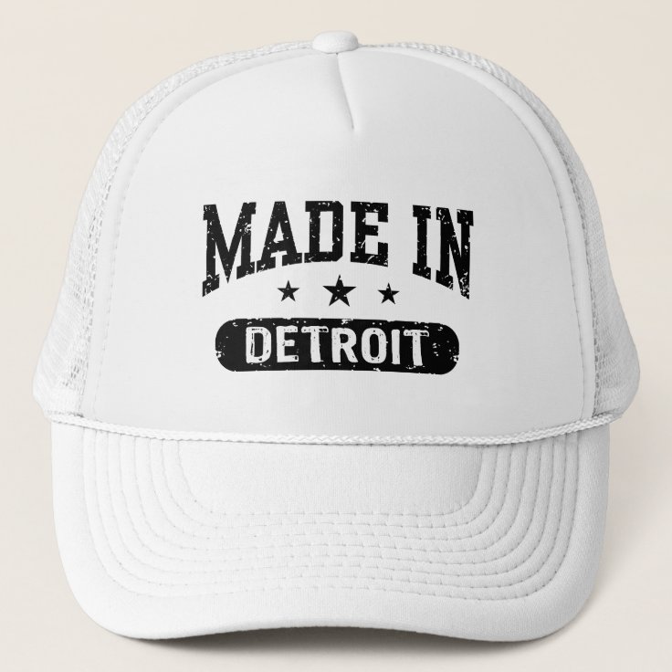 Made In Detroit Trucker Hat | Zazzle