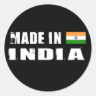 Flag of India Classic Round Sticker | Zazzle.com