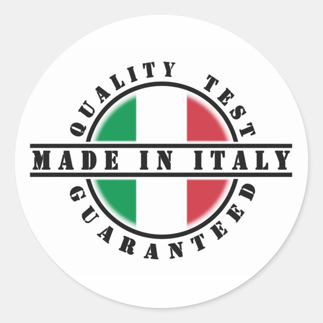 Made In Italy Stickers | Zazzle