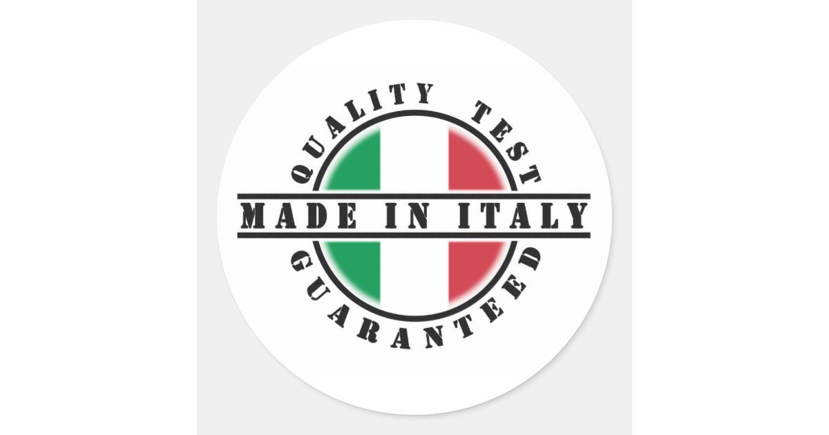 Made In Italy Stickers | Zazzle