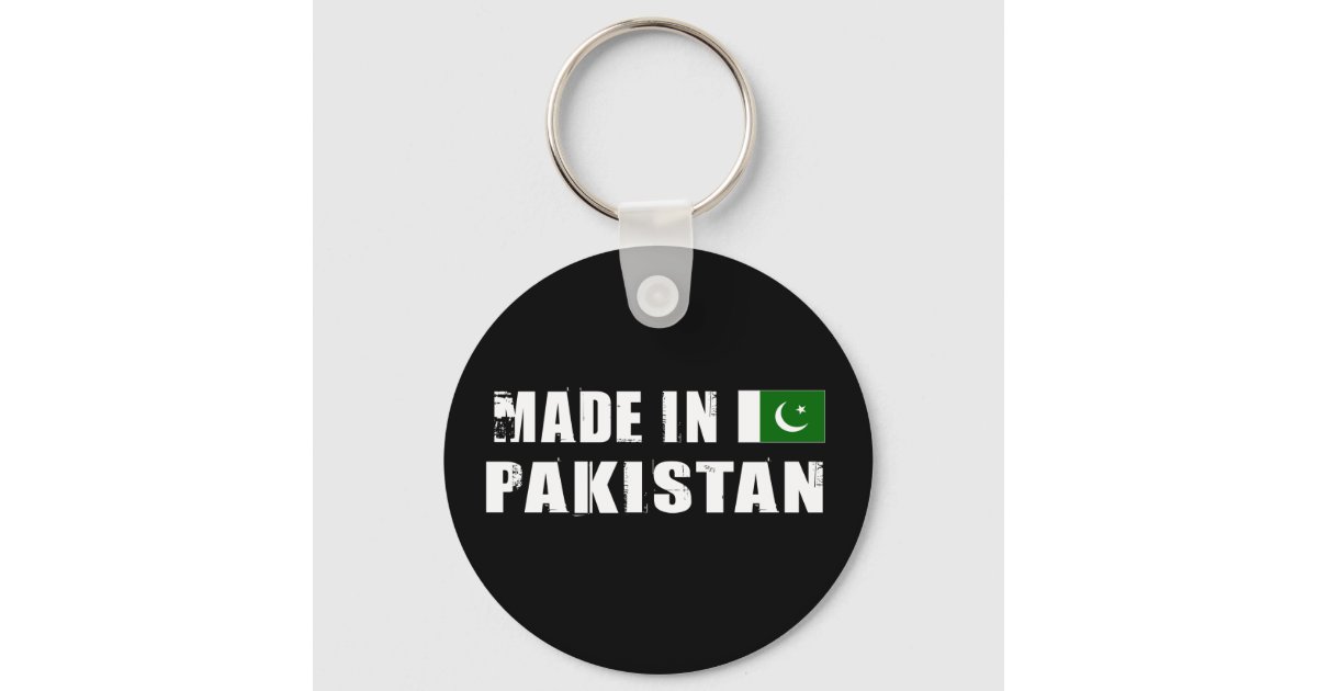 Made in Pakistan Keychain | Zazzle