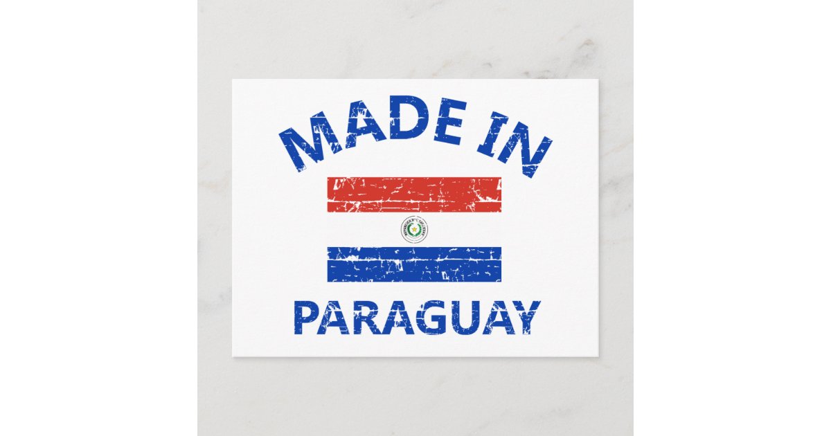 Made in Paraguay Postcard | Zazzle