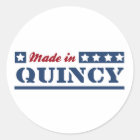 Entering the City of Quincy Massachusetts Oval Sticker | Zazzle.com