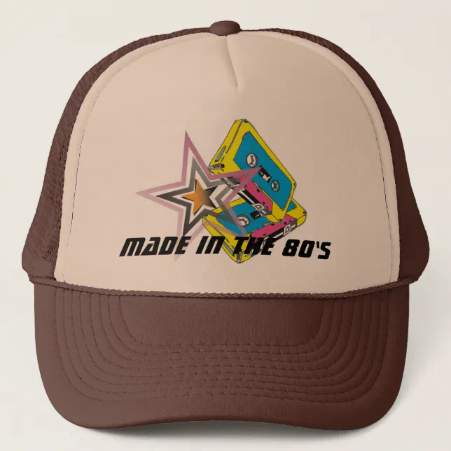 Made In The 80's Retro Trucker Hat | Zazzle