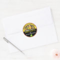 Made With Love Food Sticker | Zazzle
