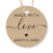 Made With Love Tag, Handmade Gift Tag, Kraft Favor Tags | Zazzle
