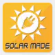 Made With Solar Stickers | Zazzle