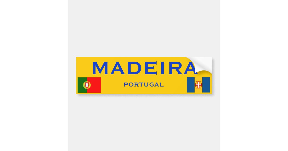 Madeira* Bumper Sticker | Zazzle