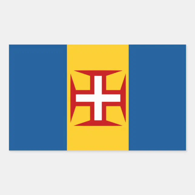 Madeira Portugal Flag Sticker | Zazzle