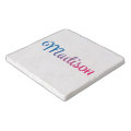 Madison Stylish Cursive Trivet | Zazzle