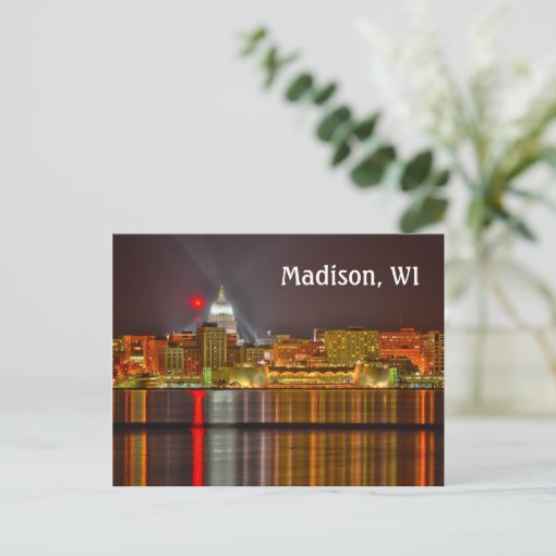 Madison, Wisconsin Postcard | Zazzle