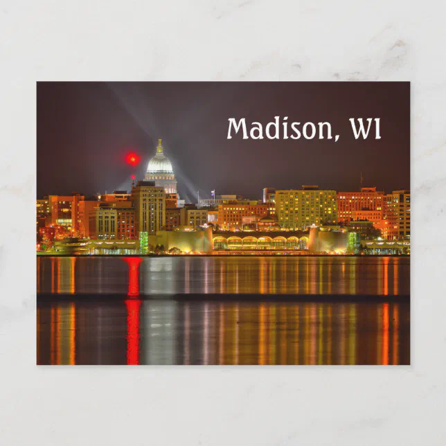 Madison, Wisconsin Postcard | Zazzle