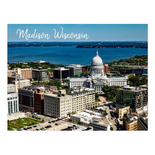 Madison, Wisconsin Postcard The Capitol | Zazzle.com