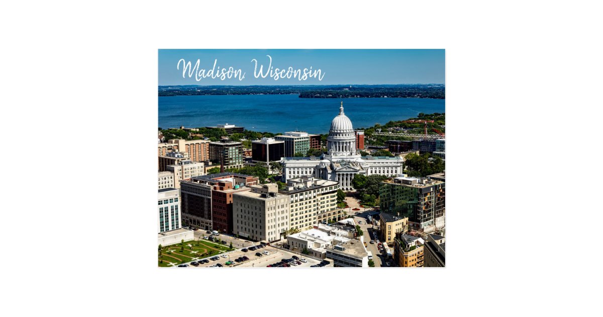Madison, Wisconsin Postcard The Capitol | Zazzle.com