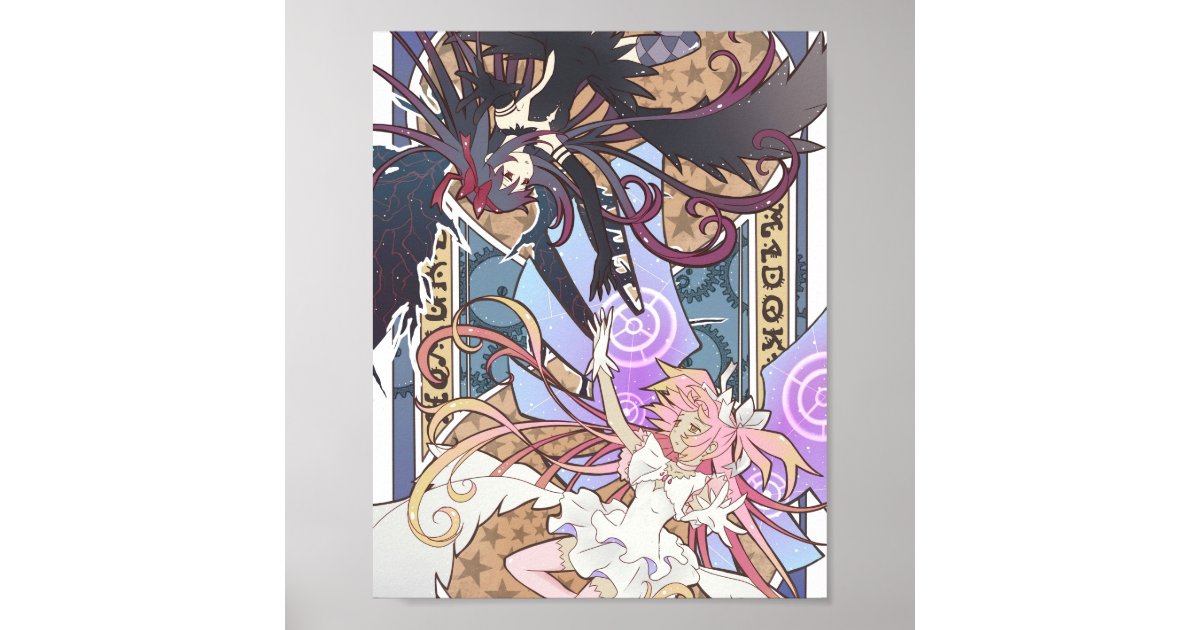 Madoka & Homura Poster | Zazzle