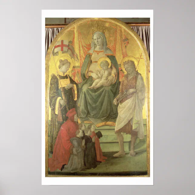 Madonna del Ceppo, 1453 (and detail 62016) Poster | Zazzle