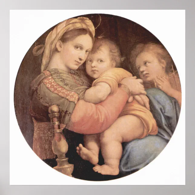 Madonna della Sedia Poster | Zazzle