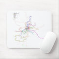 Madrid (Spain) Metro Map Mouse Pad | Zazzle