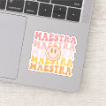 Maestra Gift, Spanish Teacher Appreciation Sticker | Zazzle