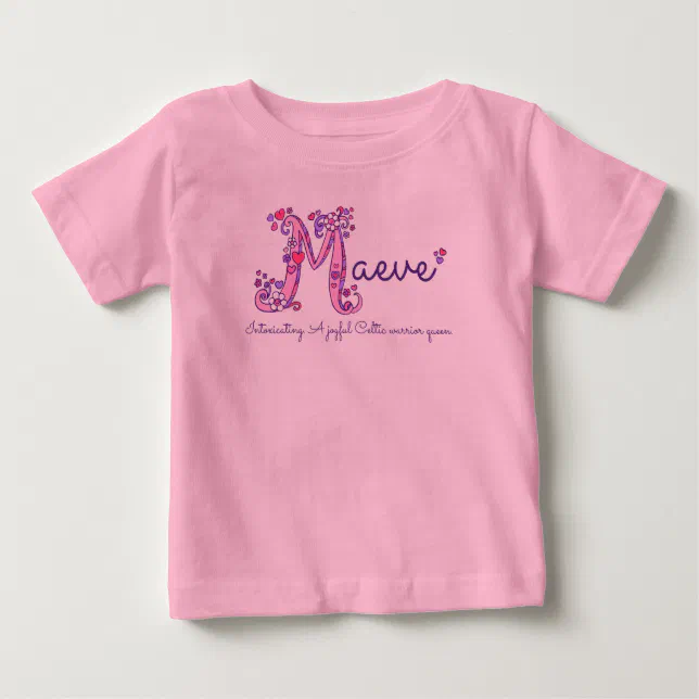 Maeve name and meaning baby girls clothing baby T-Shirt | Zazzle