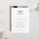 MAEVE Rose Gold Blush Medical RN Nurse Graduation Invitation | Zazzle