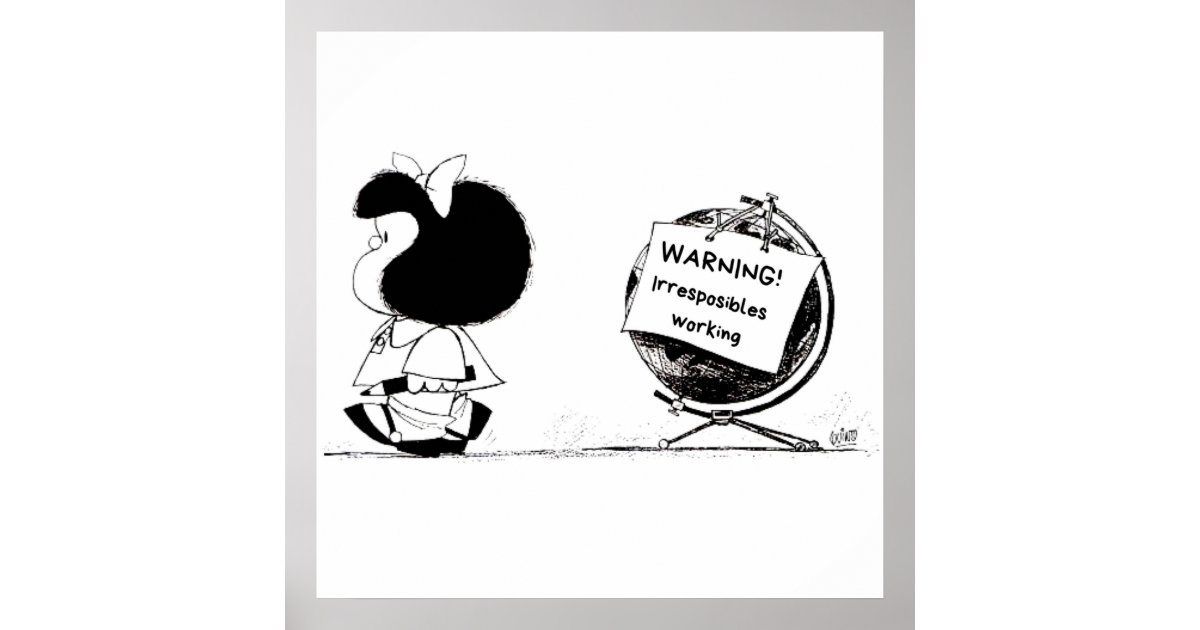 Mafalda world poster | Zazzle