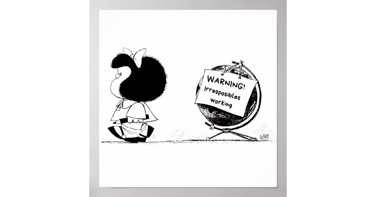 Mafalda world poster | Zazzle