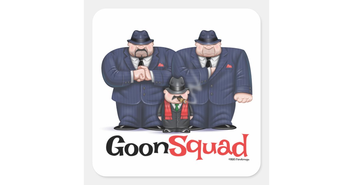 Mafia goon squad stickers | Zazzle