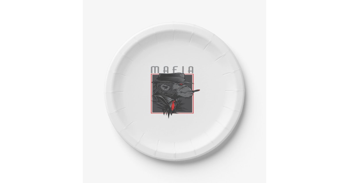 MAFIA PAPER PLATES | Zazzle