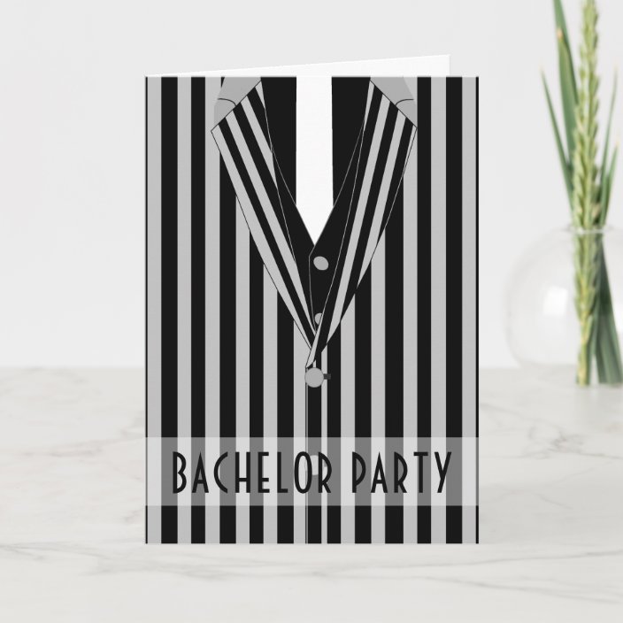 Mafia Suit Bachelor Party Invitation | Zazzle.com