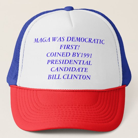 MAGA DEMOCRATIC TRUCKER HAT | Zazzle.com