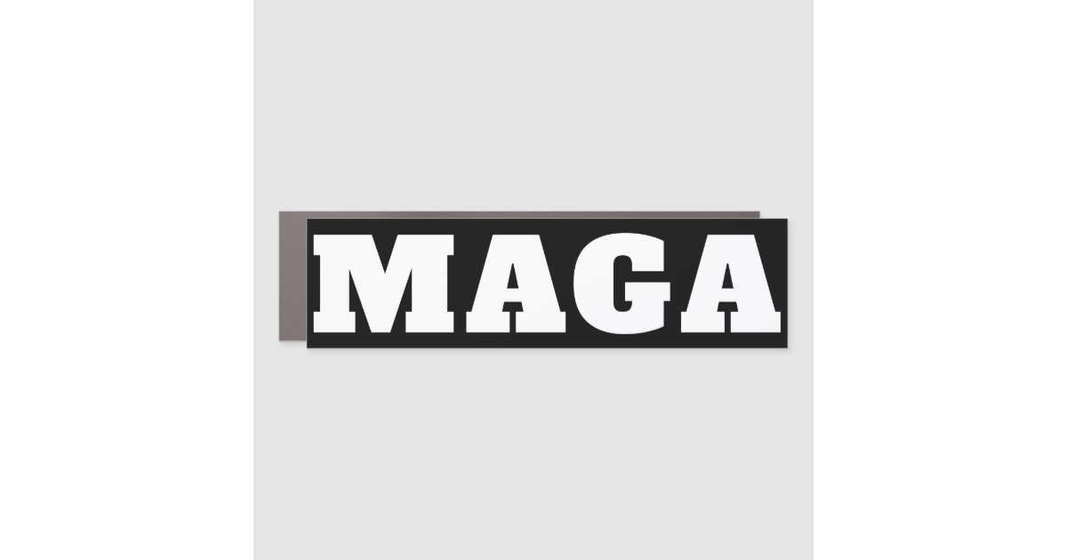 MAGA Make America Great Again Car Magnet | Zazzle