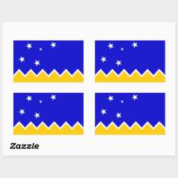 Magallanes Patagonia/Patagonian Flag. Chile Rectangular Sticker | Zazzle
