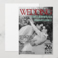 Magazine cover, custom Photo wedding invitation | Zazzle
