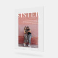 Magazine Cover | Gift For Sisters Photo Acrylic Sign | Zazzle
