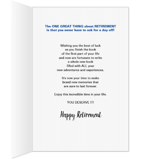 MAGAZINE COVER HUGE RETIREMENT CARD PHOTO INSERT | Zazzle