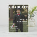 Magazine Cover Kindergarten Graduation Party Invitation | Zazzle