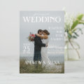 Magazine cover photo wedding Invitation | Zazzle