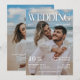 Magazine Editorial Newspaper Wedding Photo Invitation | Zazzle