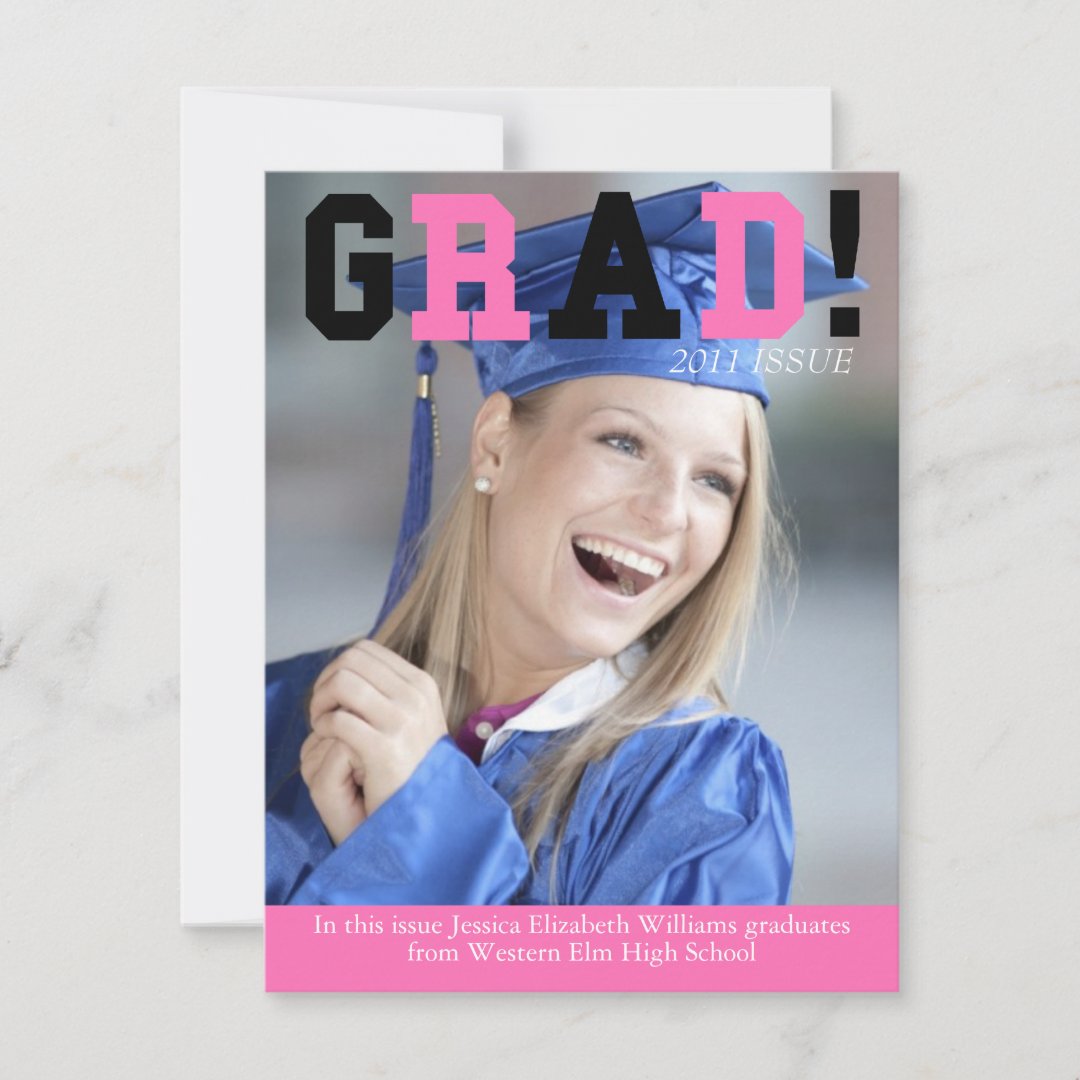 Magazine Style Invitation | Zazzle