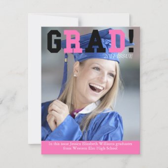 Magazine Style Invitation | Zazzle