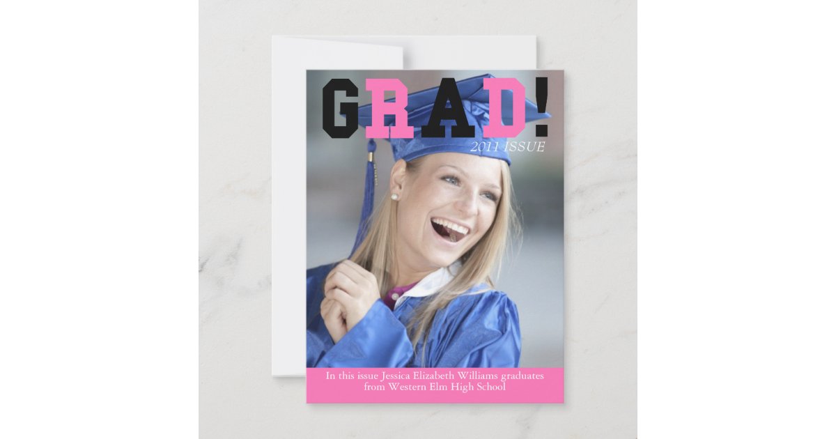 Magazine Style Invitation | Zazzle