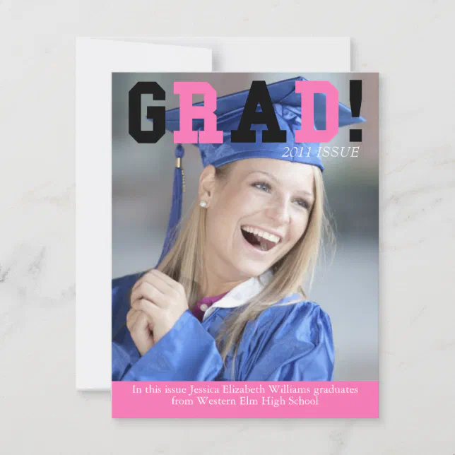 Magazine Style Invitation | Zazzle