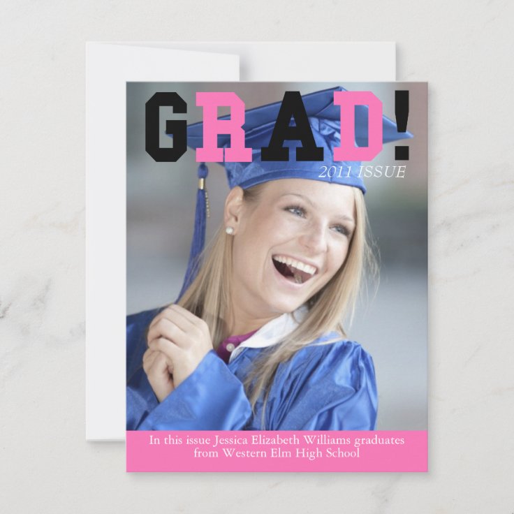 Magazine Style Invitation | Zazzle