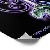 "Magdalene" Gothic Blue Rose Fairy Posters | Zazzle